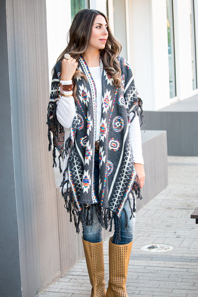 Long Sweater Poncho – Hipster Row